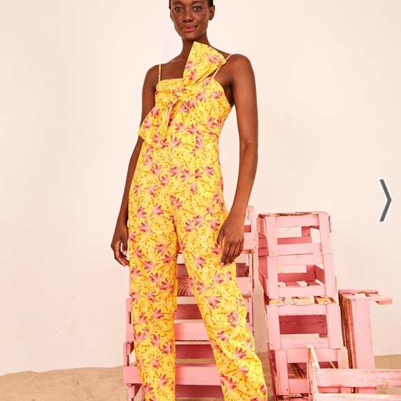 FARM Rio | Pants & Jumpsuits | Farm Rio Banana Jumper | Poshmark